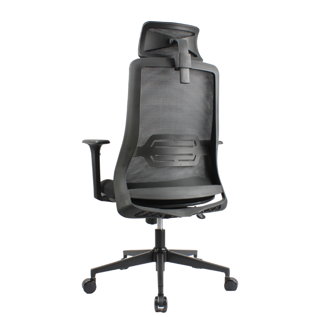 Hadid High Back Black Chair - Officescale