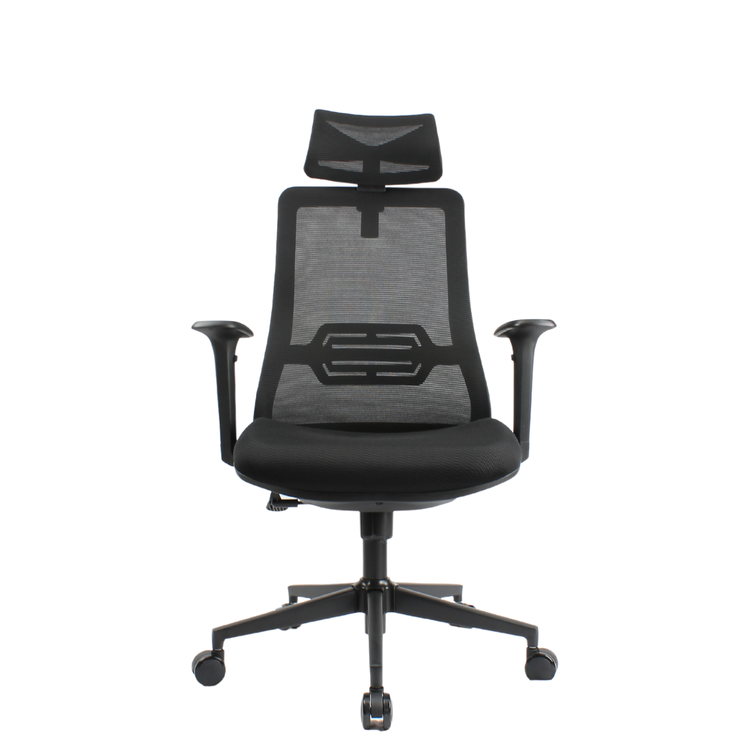 Hadid High Back Black Chair - Officescale