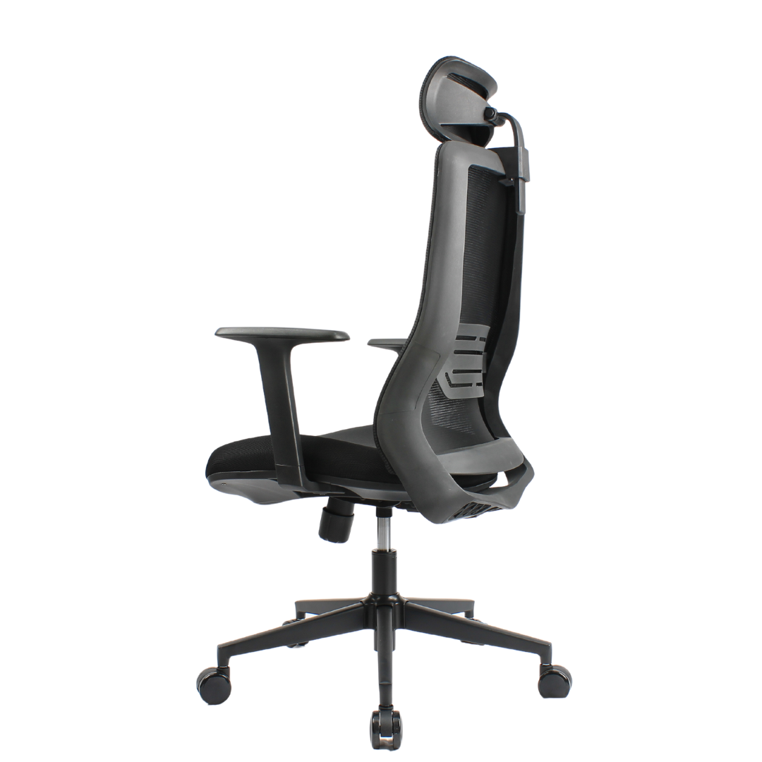 Hadid High Back Black Chair - Officescale